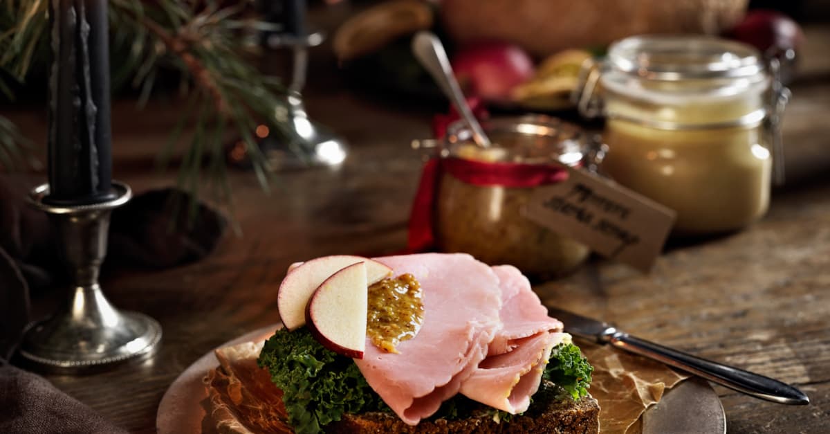 Klassisk Julskinkemacka