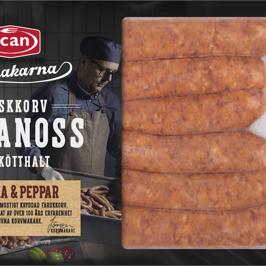 Färskkorv Kabanoss - Scan