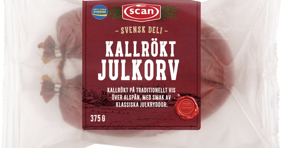 Kallrökt Julkorv - Scan