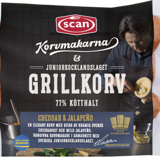 Baconlindad grillkorv - Scan