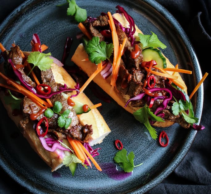 Baguette med lövbiff - Scan