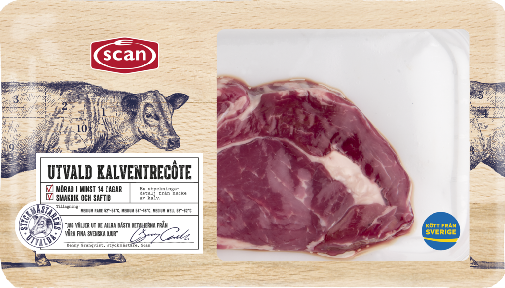 Utvald Kalventrecote - Scan