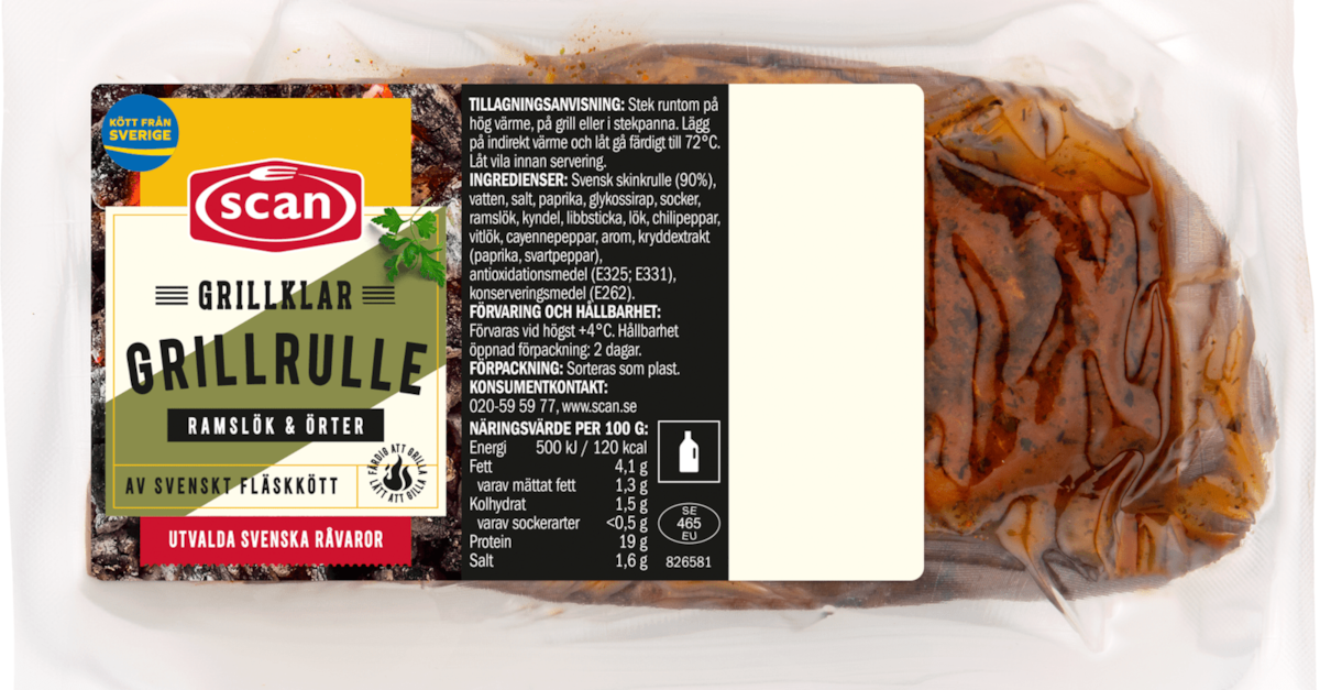 Grillrulle Ramslök och Örter - Scan